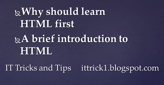 Why Learn Html Digital Marketing Tutorial