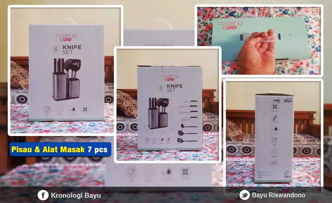 Review: Pengalaman Membeli 1 Set Pisau Dapur Cooking Color Harold ...