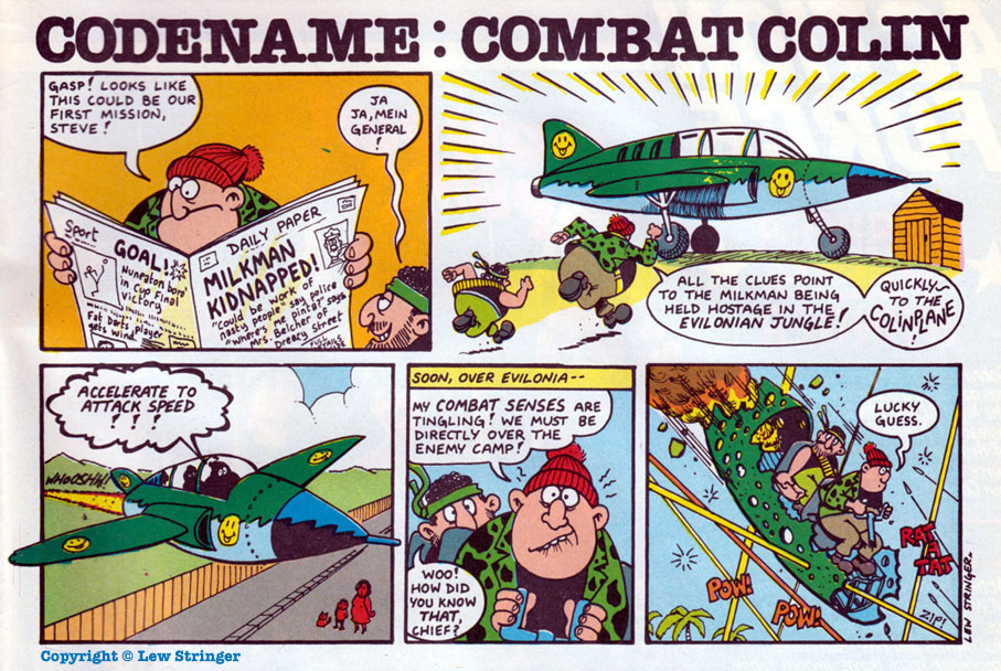 Lew Stringer Comics: The Daily 'Combat Colin' - Part 2