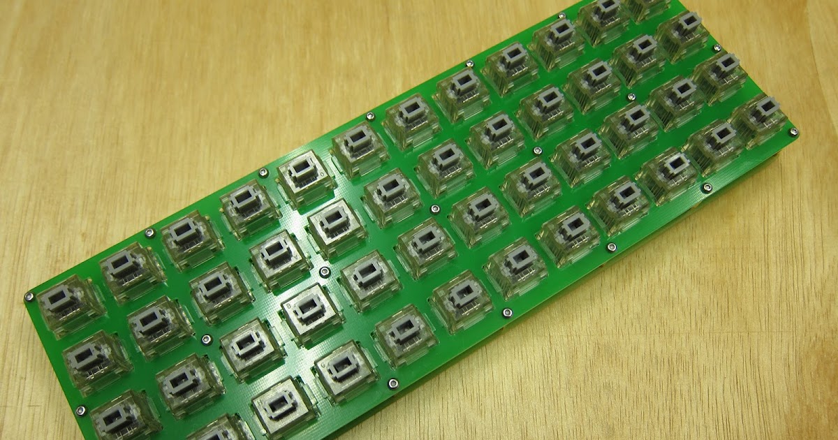 40% Keyboards: Alps PCB plate