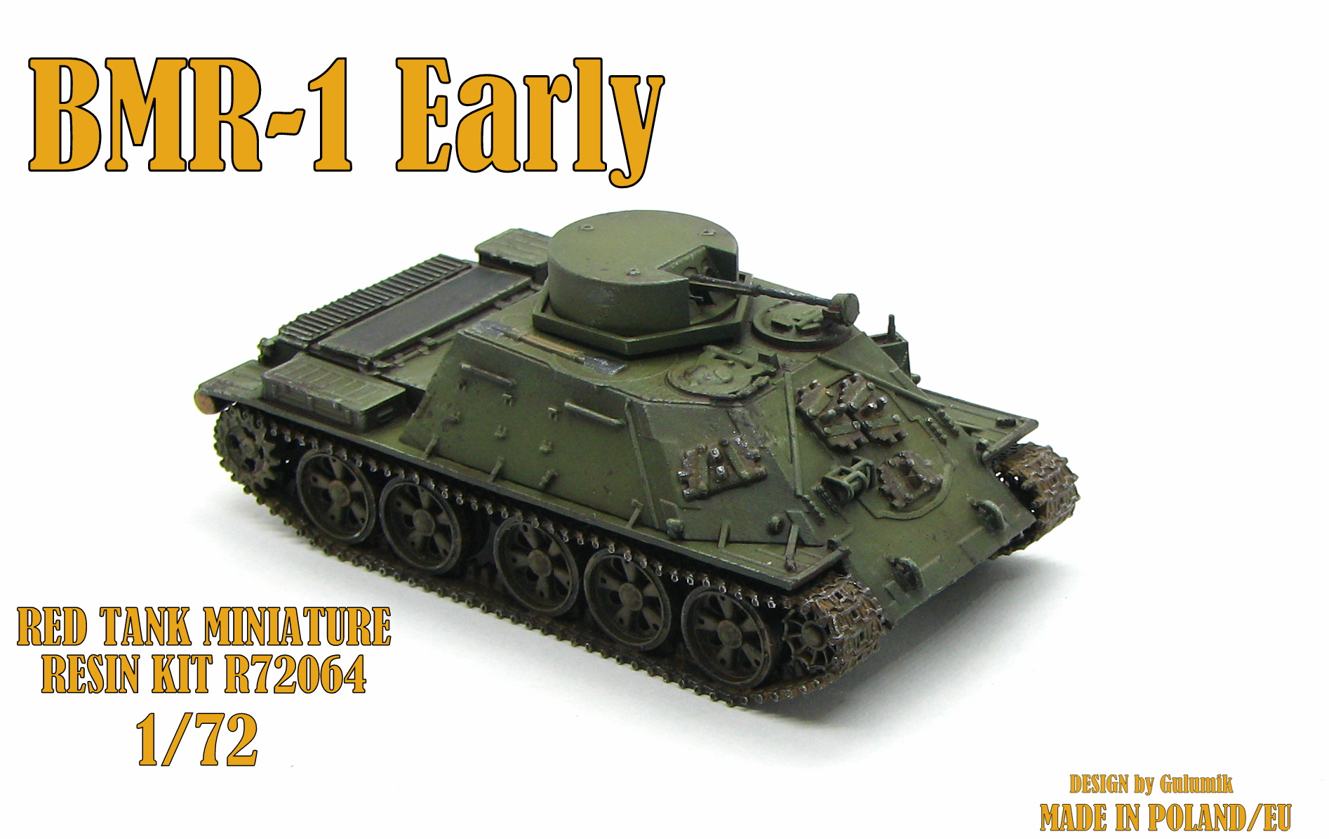 Gulumik Military Models: BMR-1 Early - Resin Kit 1/72 RED TANK ...