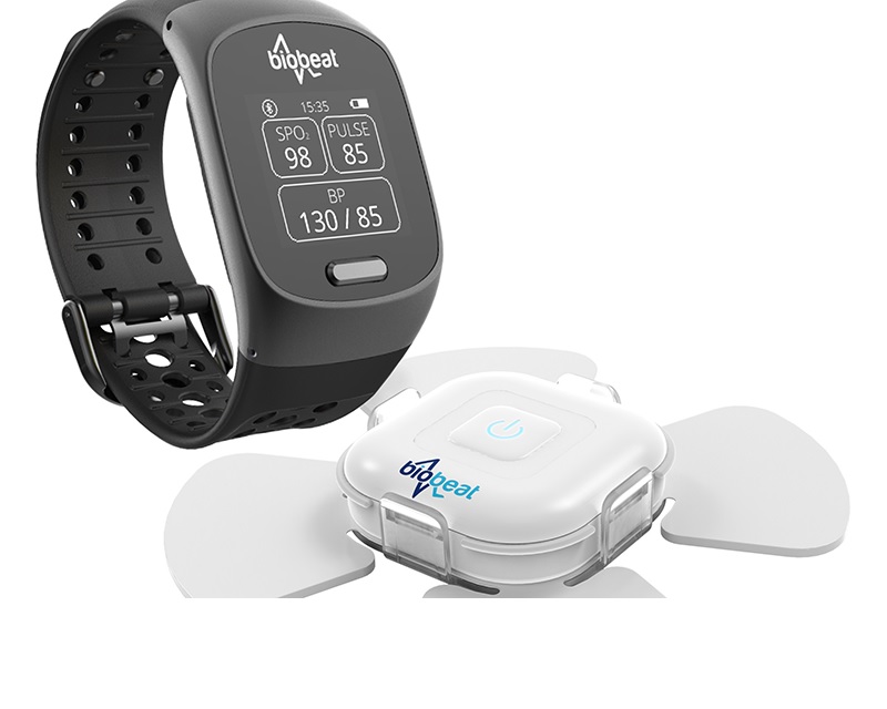 Smart watch con sensor óptico para la presión arterial de Biobeat ...