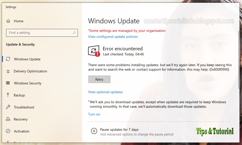 Memperbaiki Error 0x800f0990 Windows Update di Windows 10/11 ...