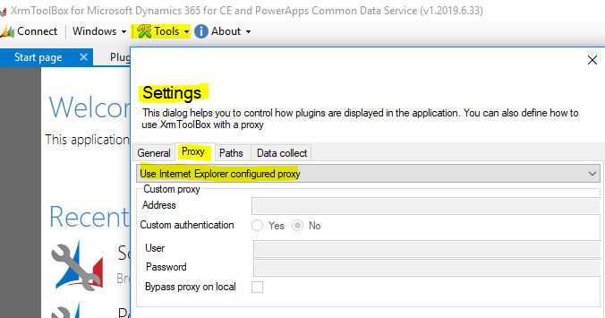 Resolved: XRMToolbox - Metadata contains a reference that cannot be resolved: 'https://disco ...