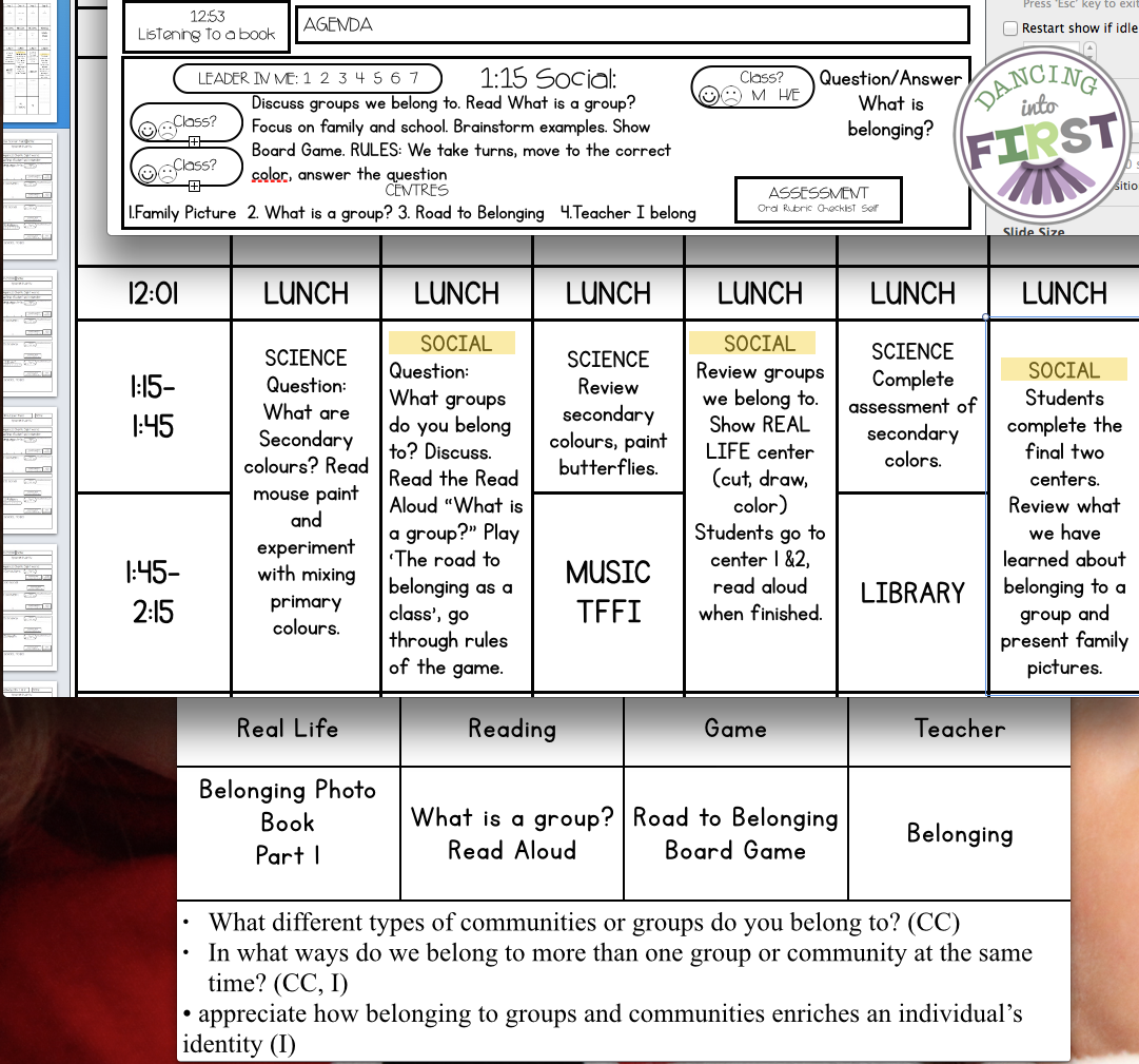 Dancing into First: Engaging students using Social Studies Centers