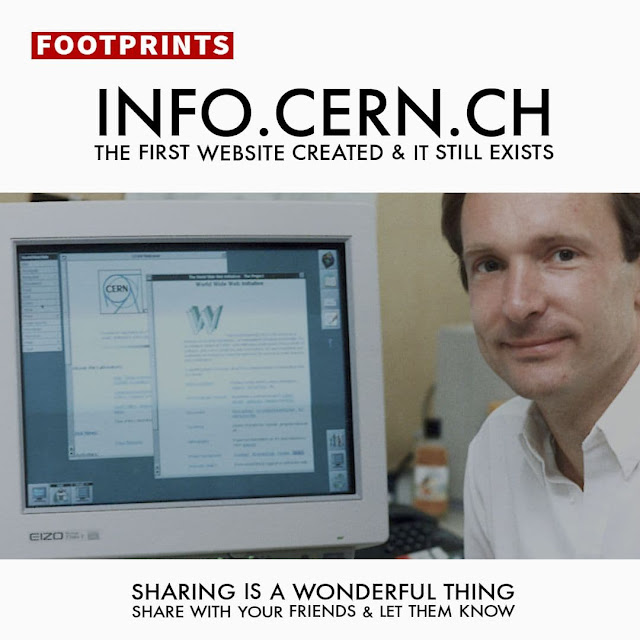 The first website ever created and it still exists!!!