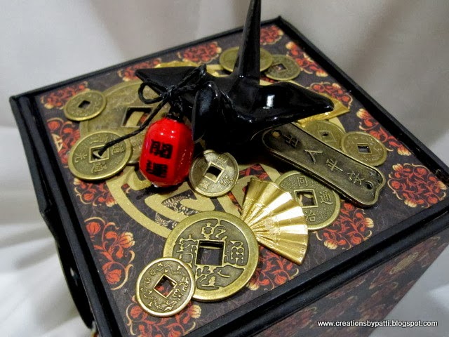 Creations by Patti: Asian Altered Box with Embellishments