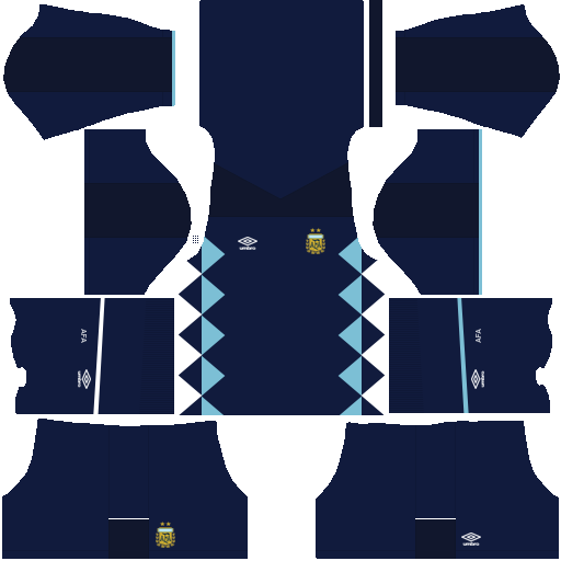 Kits/Uniformes para FTS 15 y Dream League Soccer: Kits/Uniformes Selección de Argentina (Umbro ...
