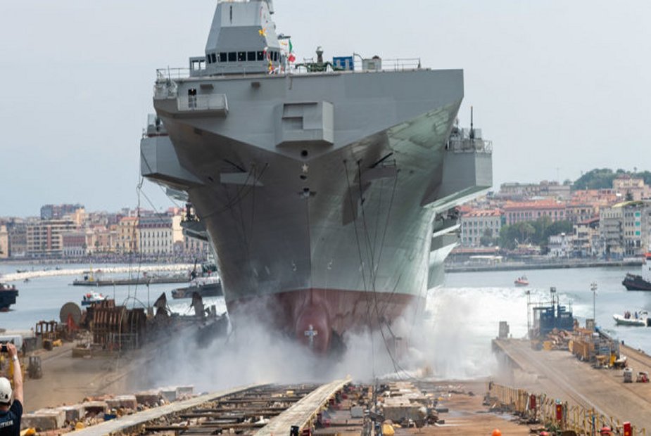 Fincantieri launches LHD Trieste for the Italian Navy - WAR Defence and ...