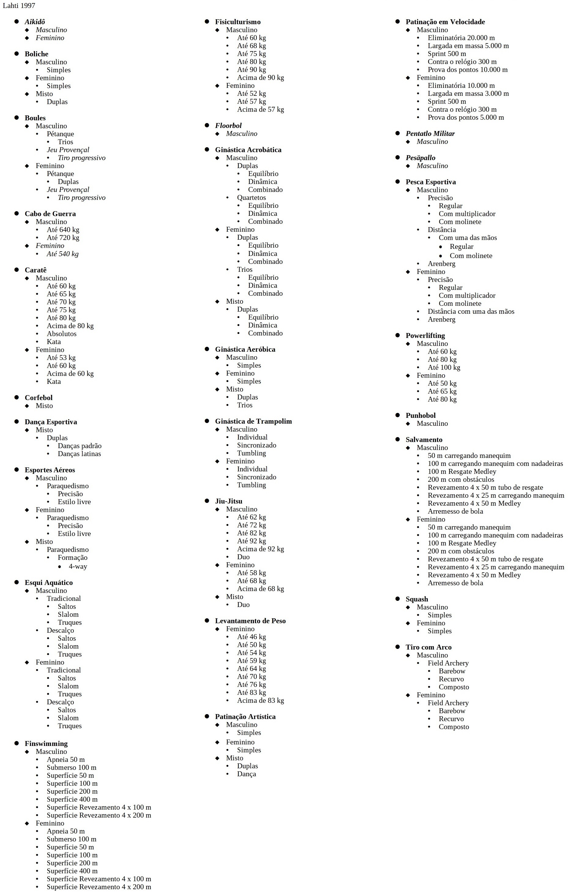 World Games (IV) ~ átomo
