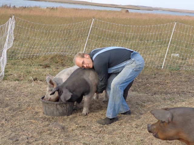 Morning Joy Farm: Tuesday Tidbit - Have You Hugged Your Pig Today?