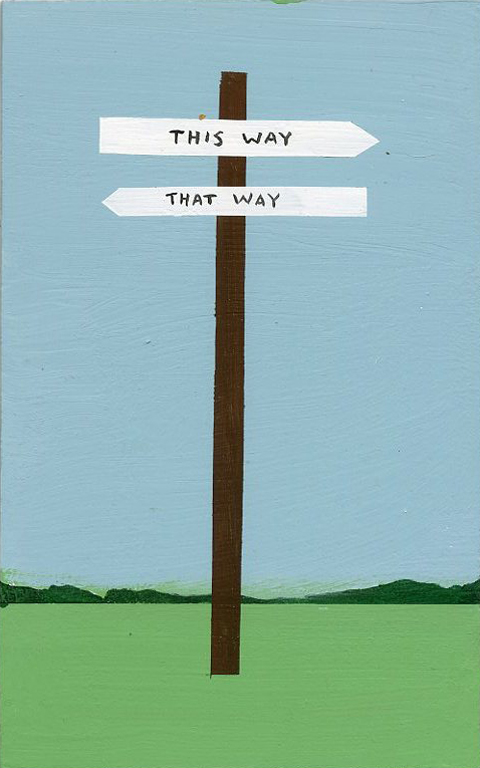 personal message : this way/that way