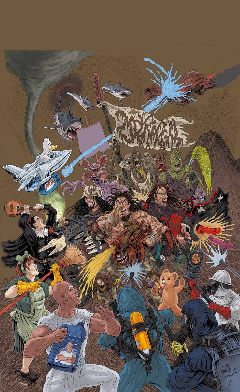 MIKE RATERA ARTBLOG: MOÑIGO Póster-Color W.I.P.