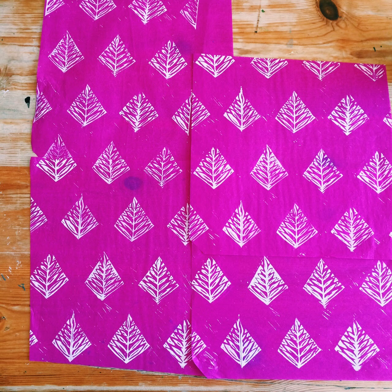 Amandine Rose Designs: Lino Repeat Patterns