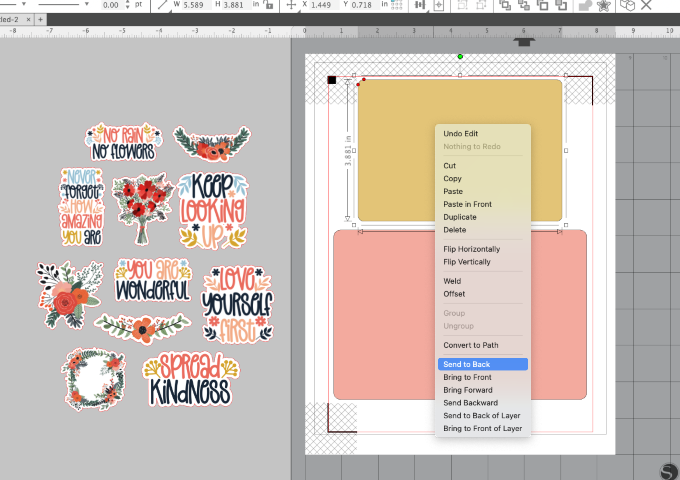 How to Make Sets of Kiss Cut Stickers with Silhouette CAMEO 4 ...