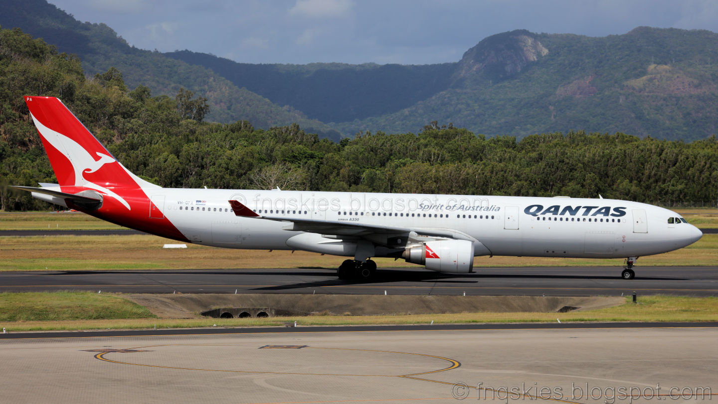 Far North Queensland Skies: Qantas Airbus A330-300 VH-QPA PVG-SYD ...