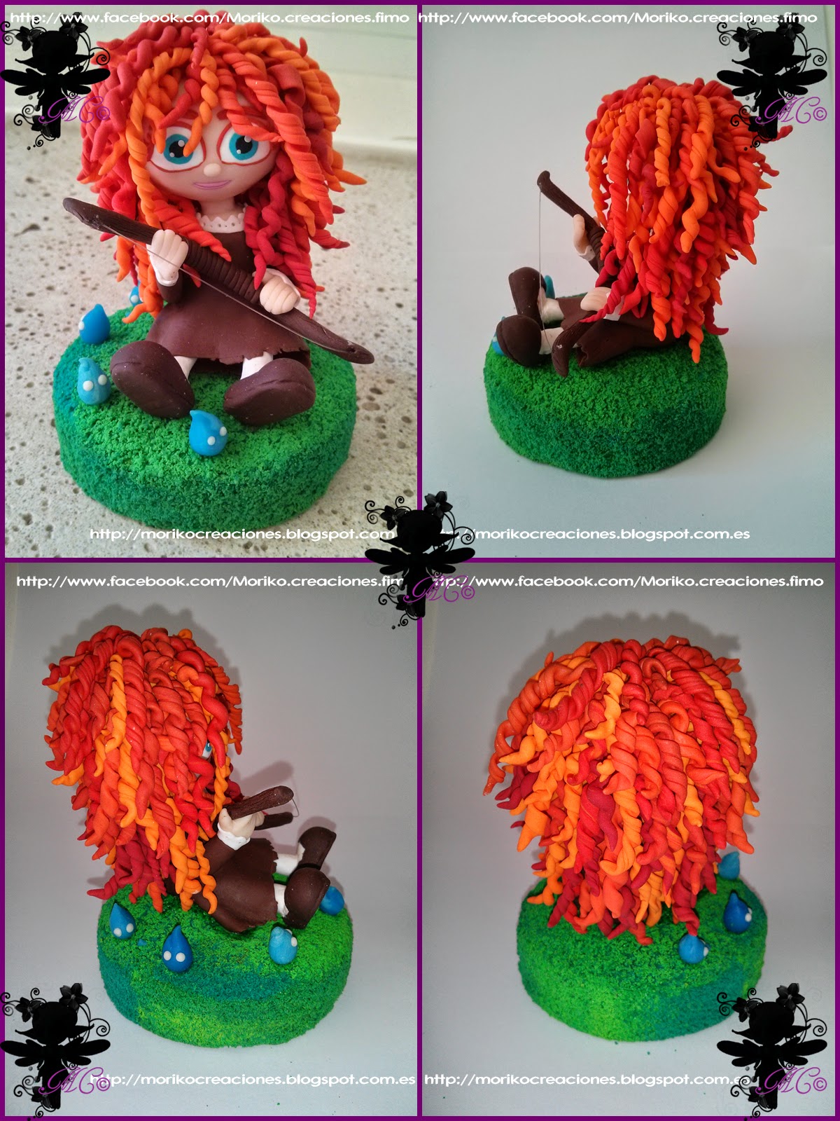 Moriko Creaciones: Figura Mérida (Brave) - Mérida Figure (Brave)