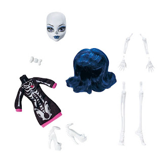 3 B- Bom Bonito e Barato: Monster High Crie sua própia boneca Skeleton