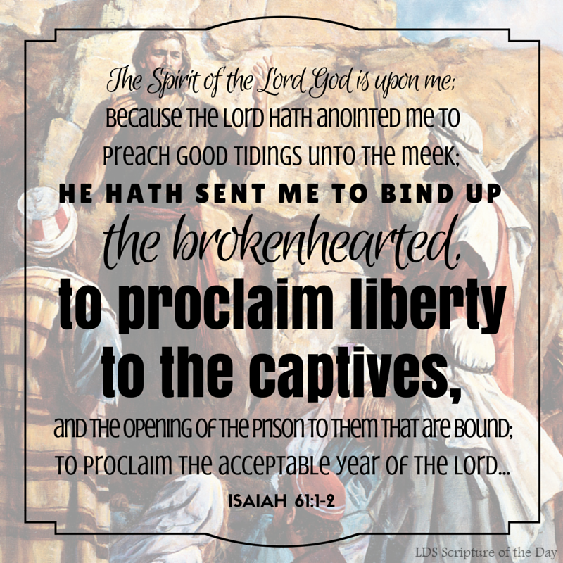 LDS Scripture Of The Day January 2015