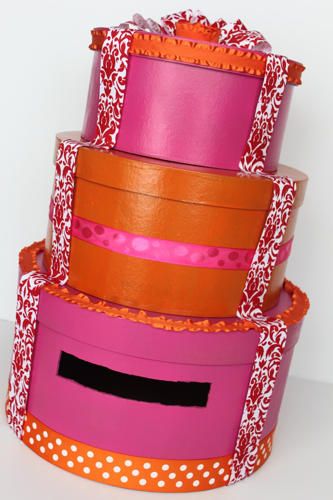 Wedding Cake Card Box-TUTORIAL - Smashed Peas & Carrots