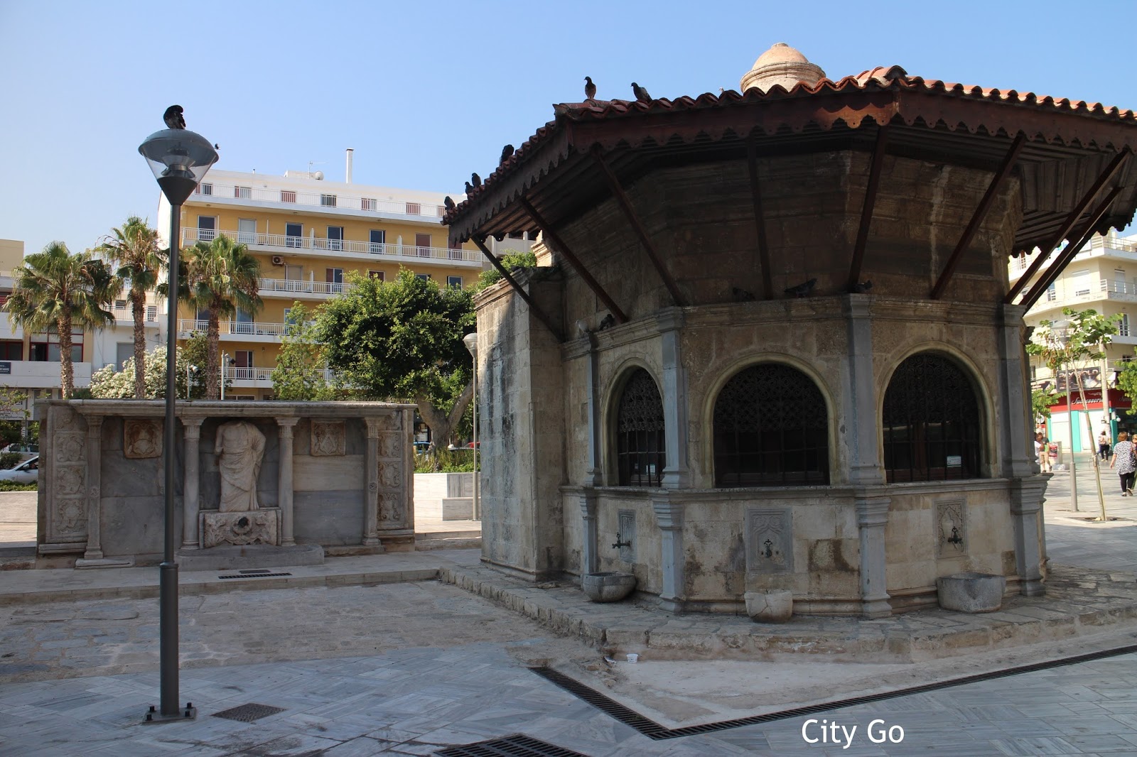 Bembo Fountain and Turkish Sebil, Heraklion, Greece