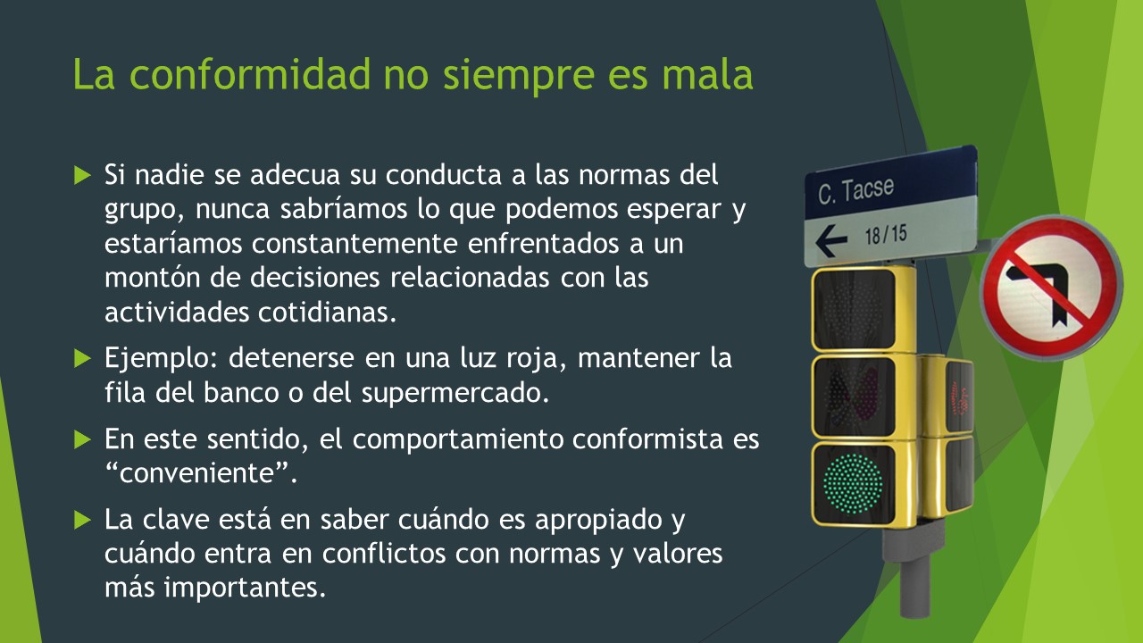 RELIGION Y FILOSOFIA: PSICOLOGÍA SOCIAL: Conformismo Social