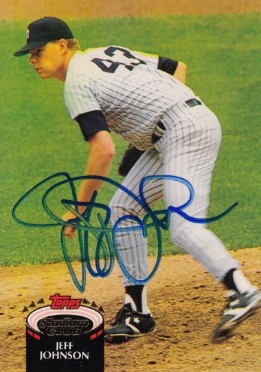 Daily Autograph: Jeff Johnson