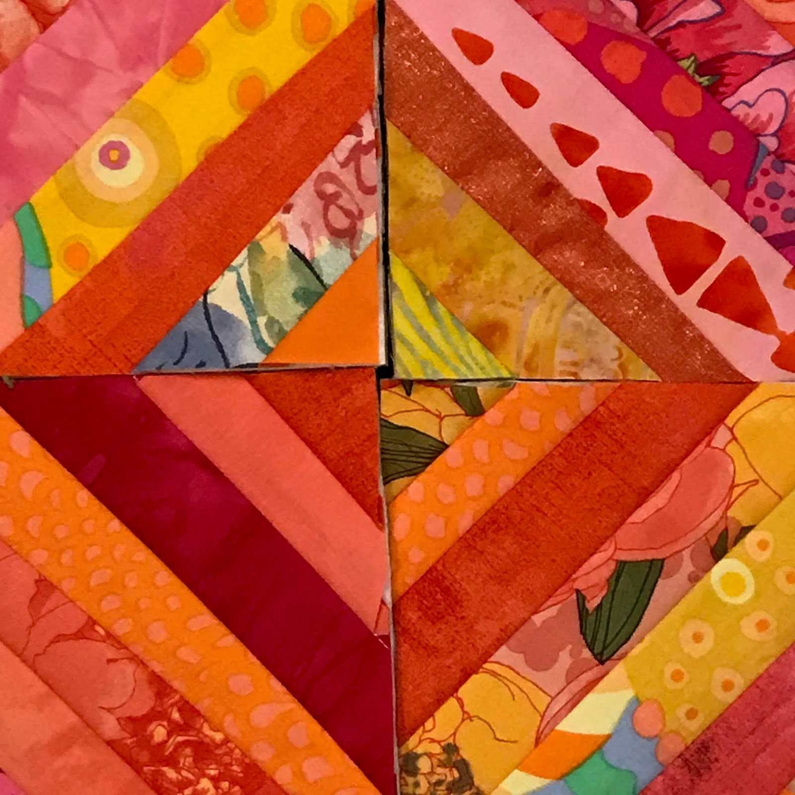 Sherrie loves color!: "Choosing Joy" quilt is finished