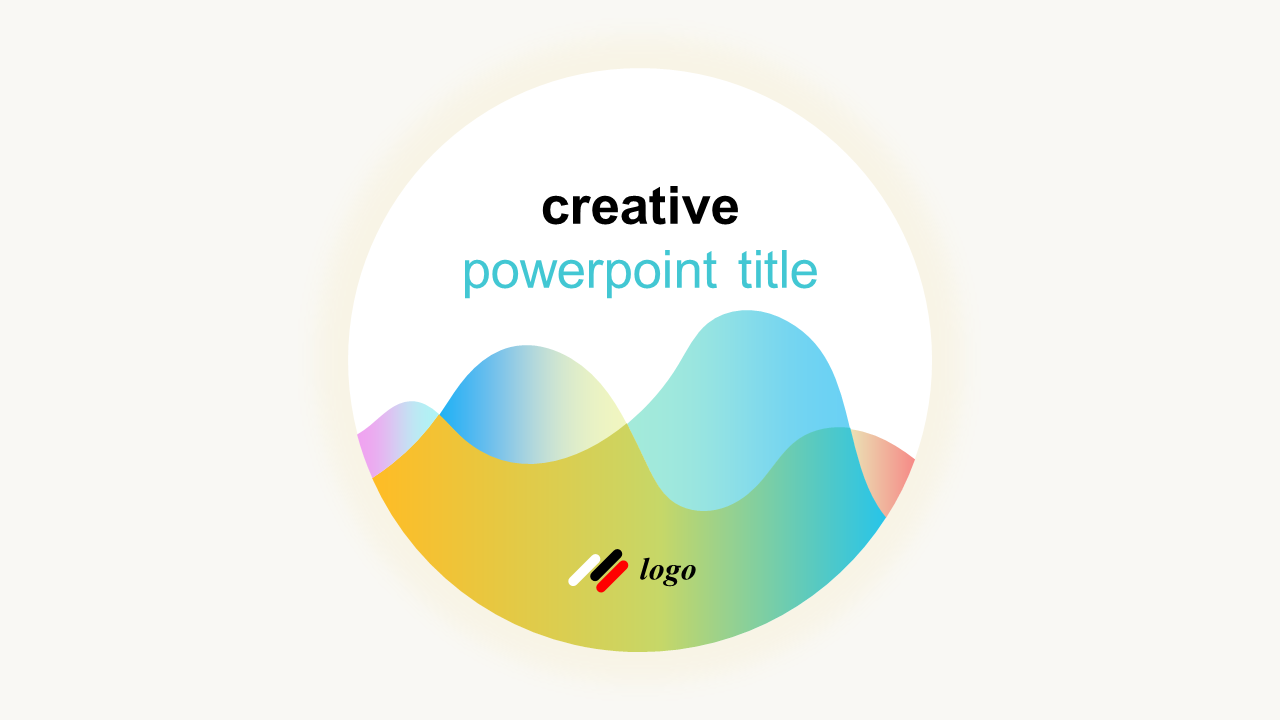 Circle Inner Wave Graphic PowerPoint Templates - PowerPoint Free