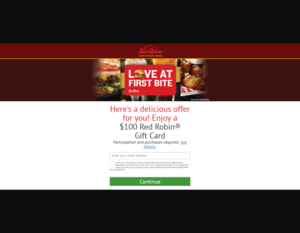 Get $100 Red Robin Gift Card
