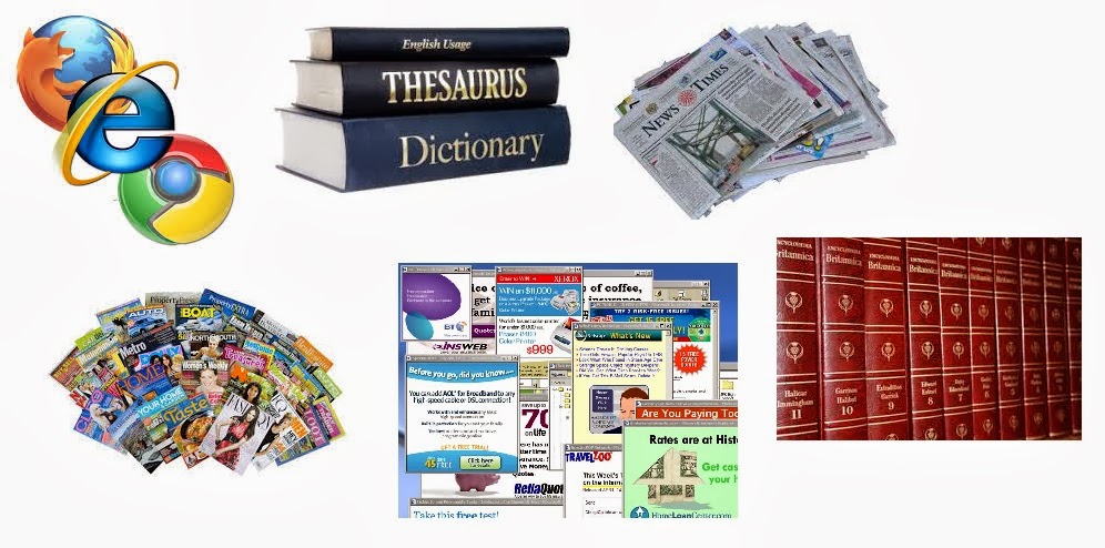 Online English Lessons: Revision + Where do you take information from?