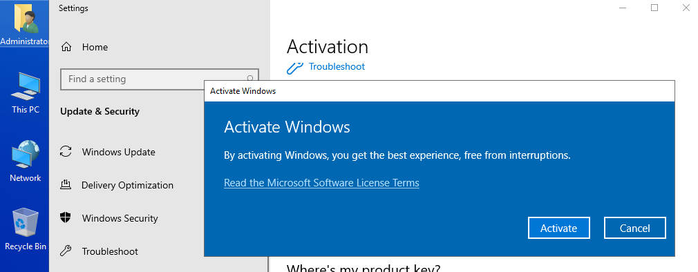 Hướng dẫn nhập key bản quyền Windows Server 2019 Standard và Datacenter.