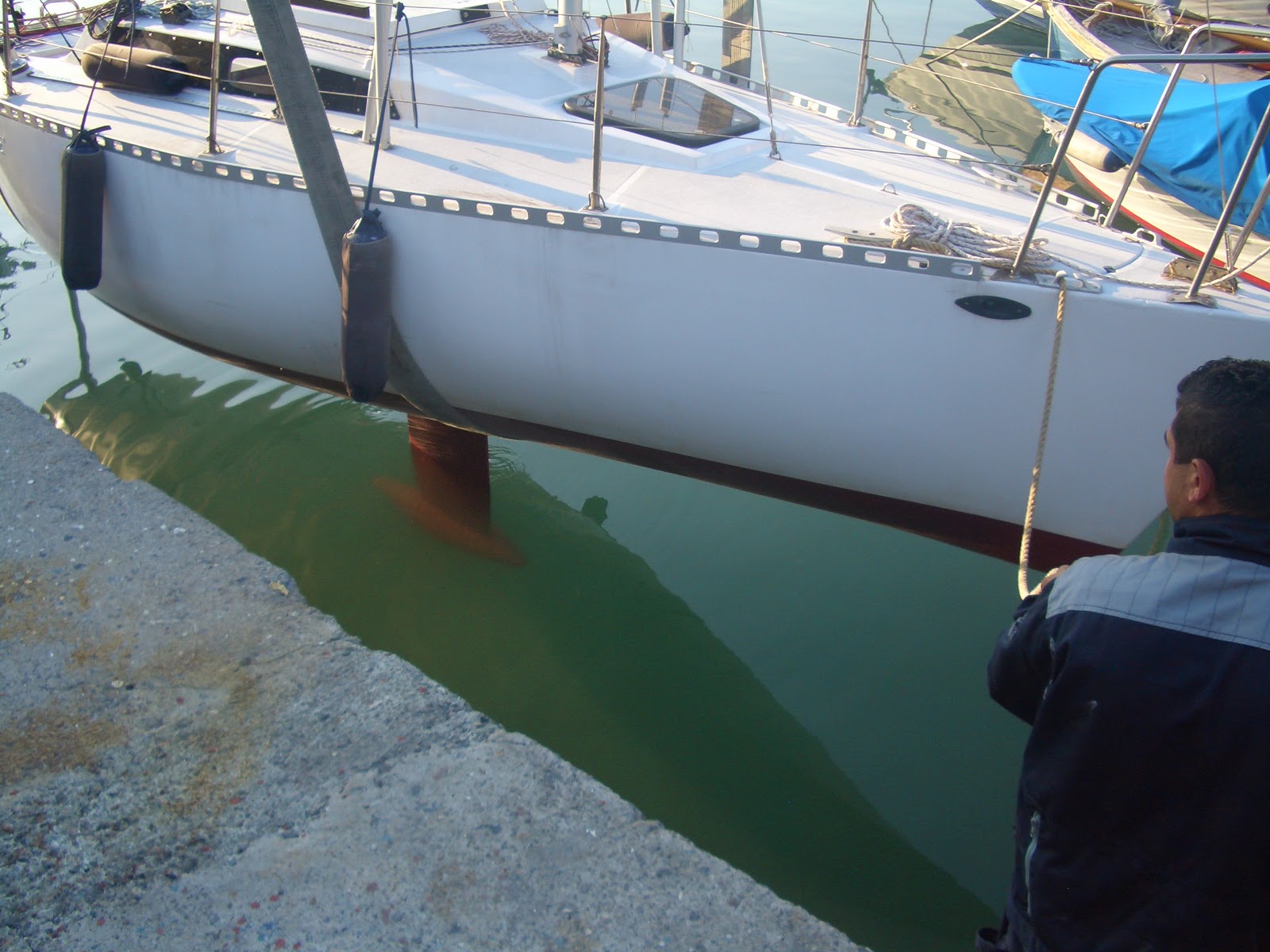 Madamin Tamurè 7,60 EC: Da deriva mobile a chiglia fissa...