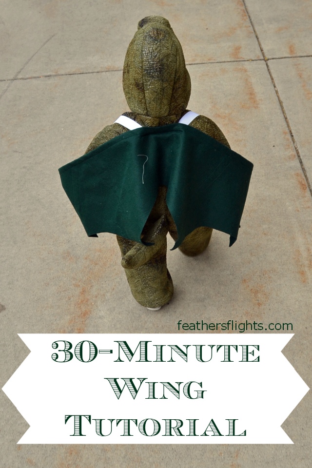 Easy DIY Dragon Wings for Costumes • Heather Handmade