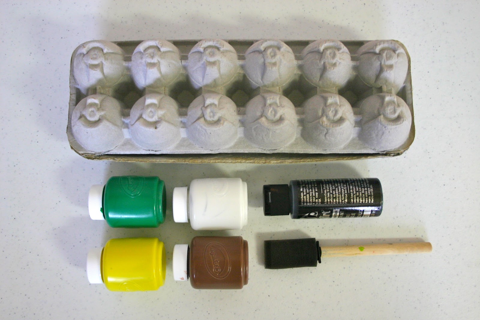Handprints on the Walls: Nature Walk Egg Carton
