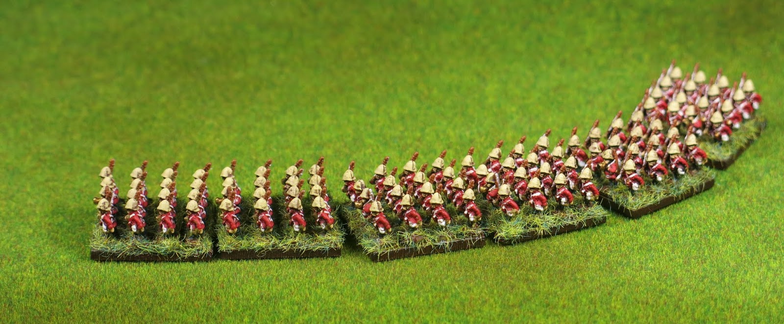 BigLee's 'Miniature Adventures': British Colonial Infantry Marching