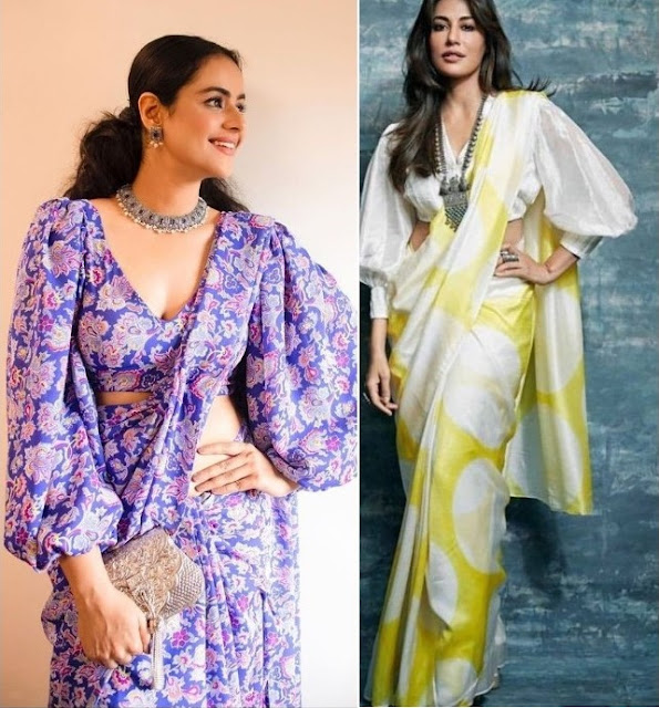 Snazzy Glimpses: Simple and Stylish Blouse Design Ideas for Sarees