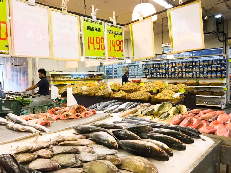 Beli Barangan Basah di Segi Fresh Mart