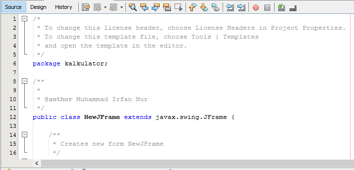 Cara Membuat Kalkulator (GUI) NetBeans IDE ~ JAVA IRFAN