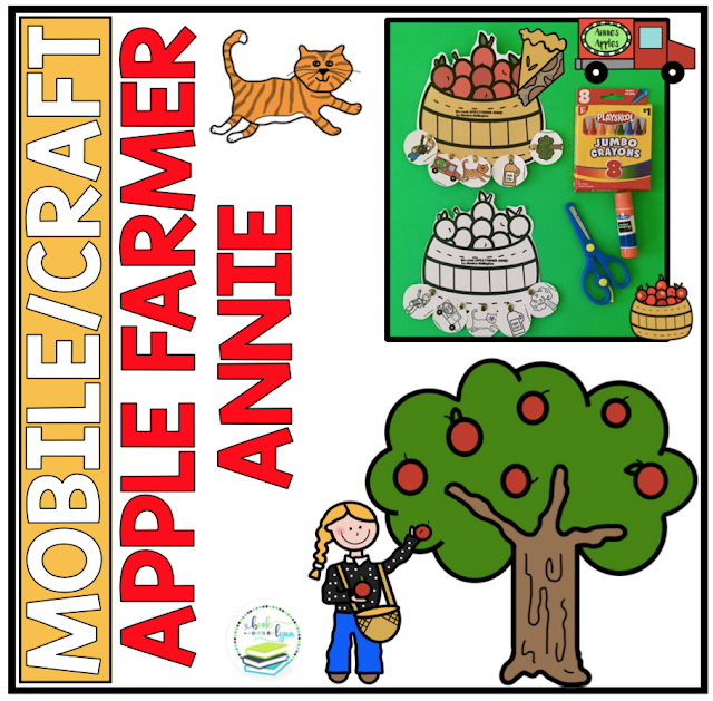APPLE FARMER ANNIE CRAFT/MOBILE ~ Book Units by Lynn
