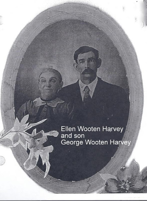 The Ancestors of Terry and Linda Williams: Ellen Wooten Harvey Loveridge