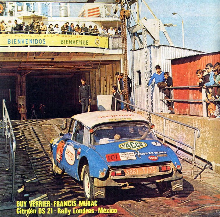 El Blog de Test del Ayer: Citroen DS 21. Rally Londres México