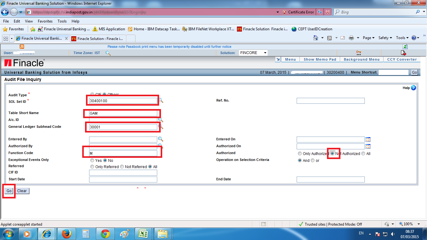 Listed of Unverified Accounts (HAFI) : Finacle Solution ~ Champion Post