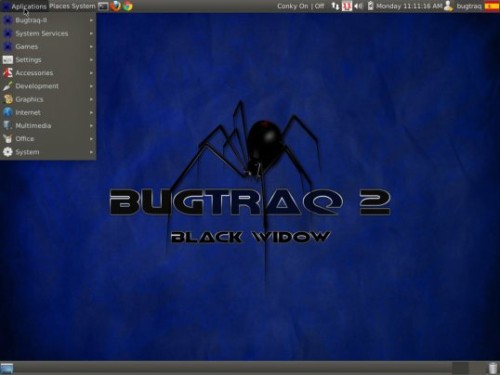 Bugtraq, nueva distribución GNU/Linux enfocada en el hacking