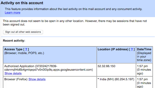 Gmail related Information