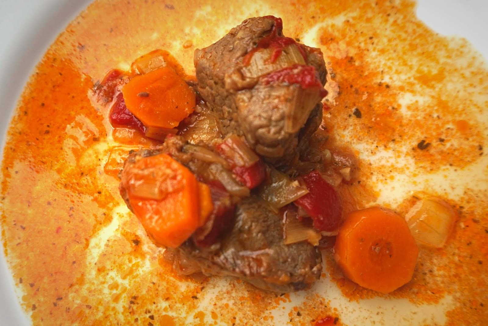 Carne estofada de res (vaca) receta fácil y económica.