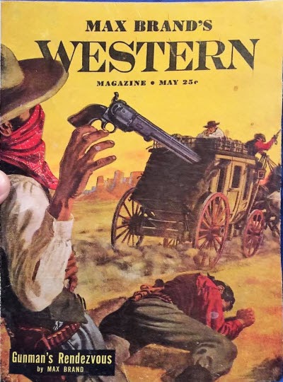 Sixgun Justice: WESTERN COVER CAVALCADE—MAX BRAND'S WESTERN MAGAZINE #1