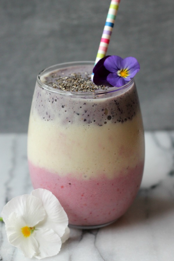 Me and My Pink Mixer: Layered Fruit & Yogurt Smoothie and prAna Tankini