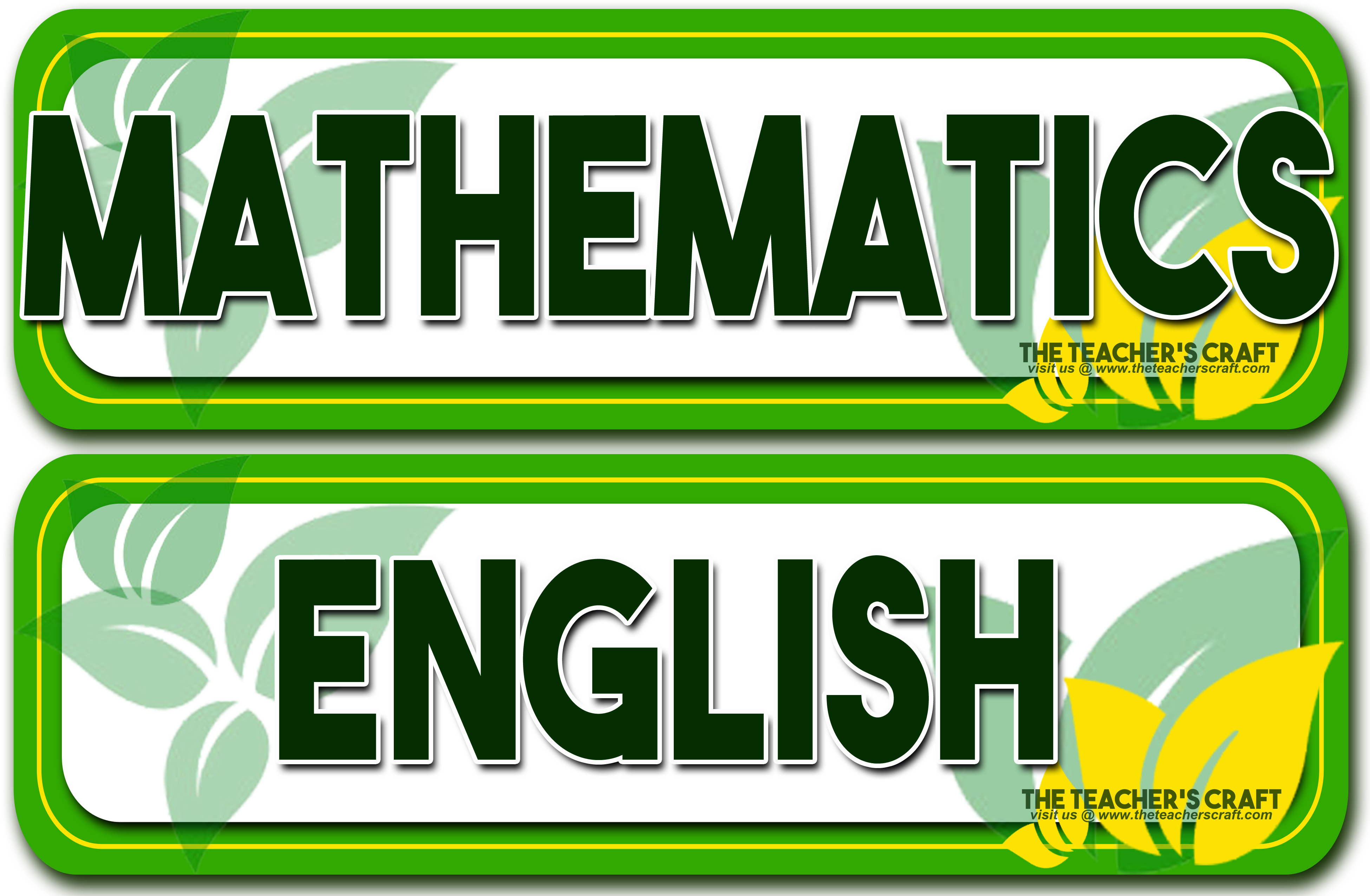 LABELS GREEN - The Teachers Craft PH