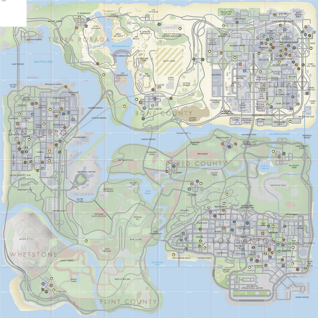 GTA SA LowPoly Mods: MAPA #1